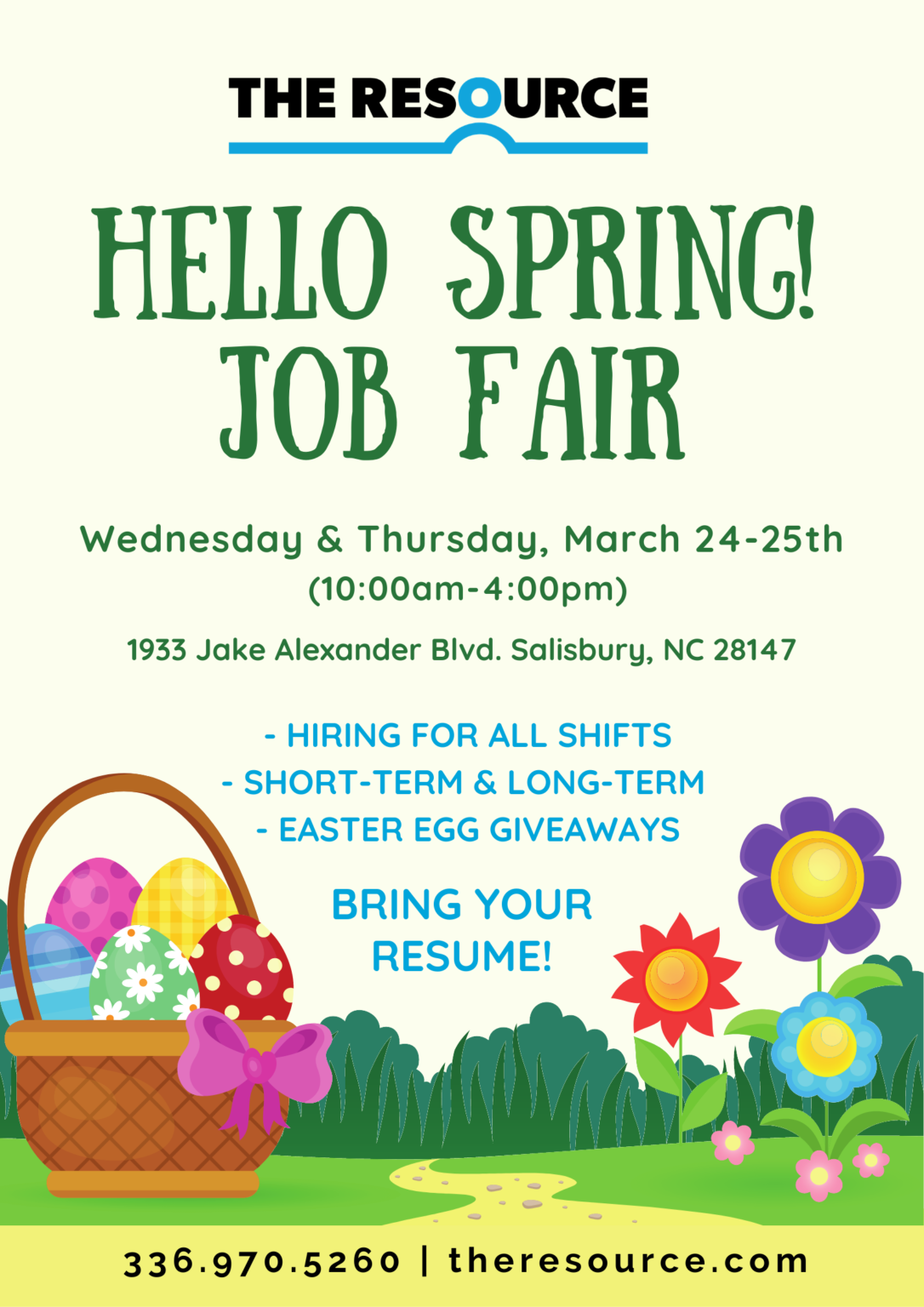 Salisbury Spring Job Fair (2 Days) - The Resource Company, Inc.